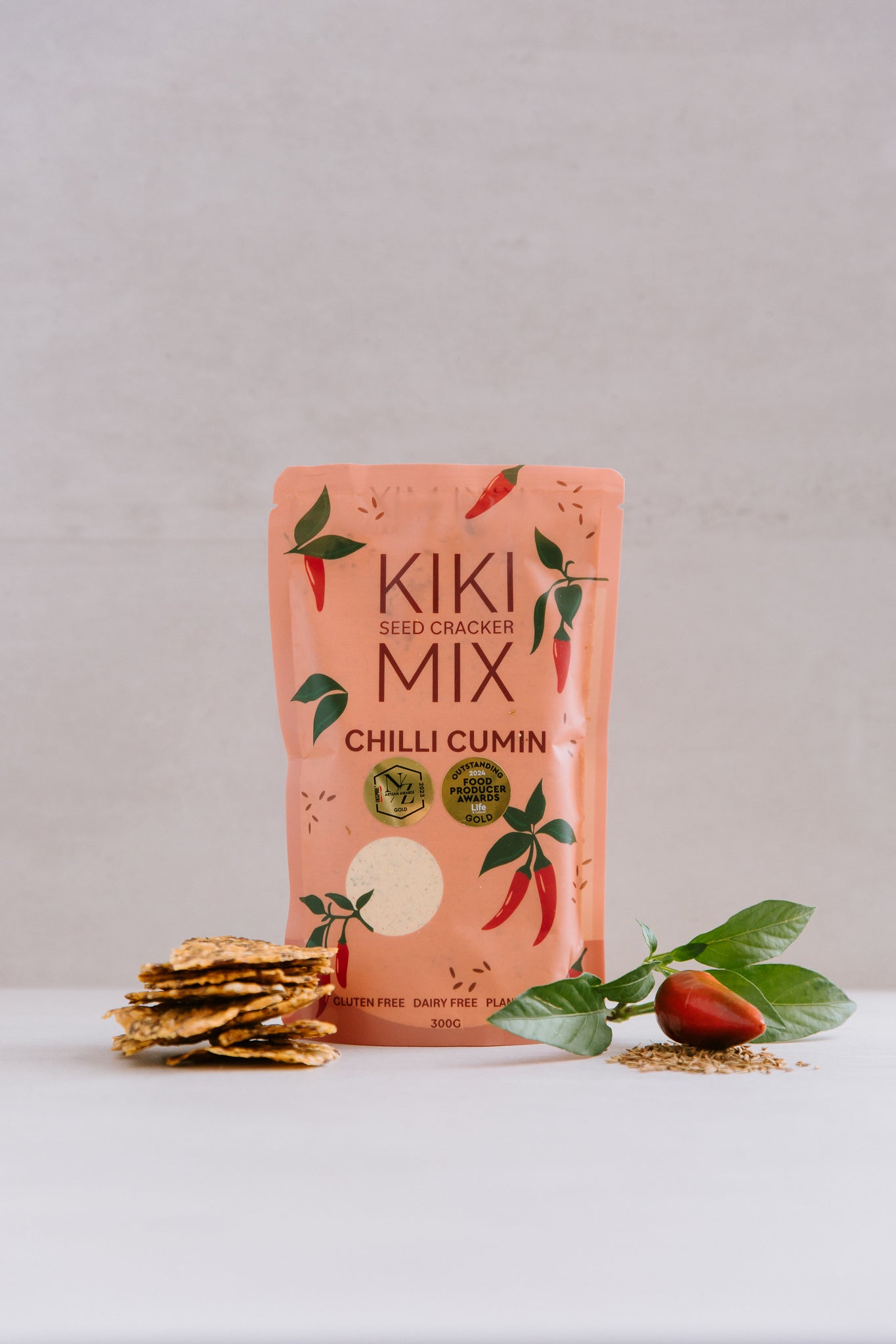 Chilli Cumin Seed Cracker Mix | Kiki Seed Crackers New Zealand – Kiki ...