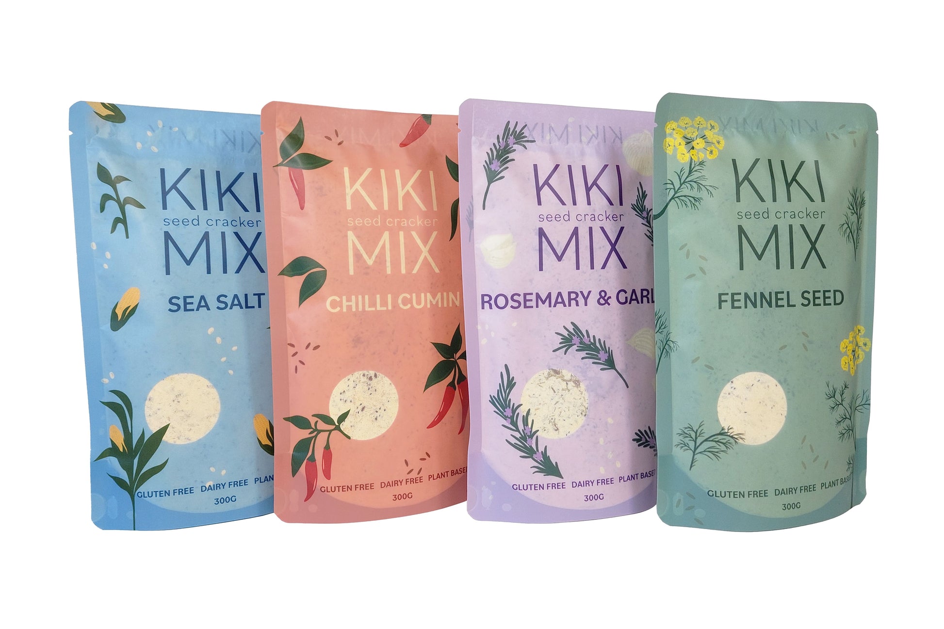 4 Flavour Bundle – Kiki Seed Cracker Mix